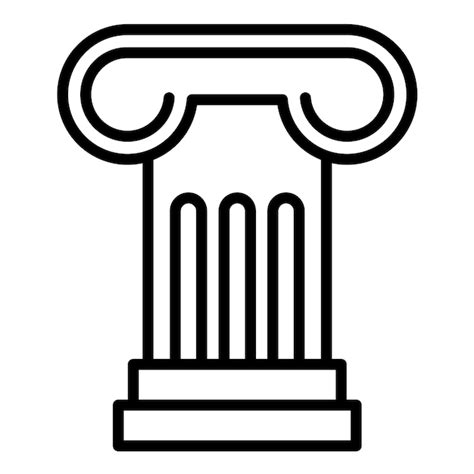 Premium Vector Column Vector Illustration Style