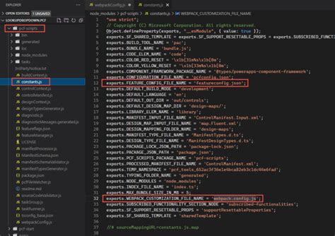 PCF Controls Custom Webpack Configurations It Must Be Code
