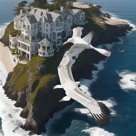 Premium Photo Coastal Architecture With River