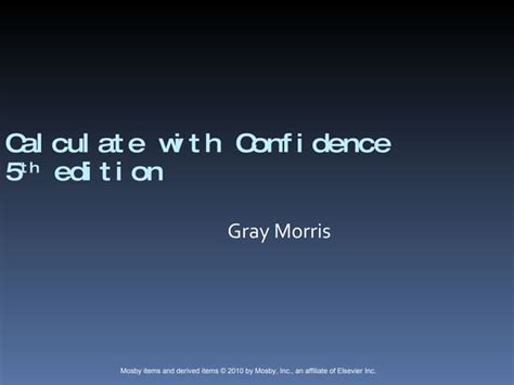 Intravenous Fluid Computations Ppt