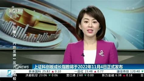 上证科创板成长指数将于2022年11月4日正式发布