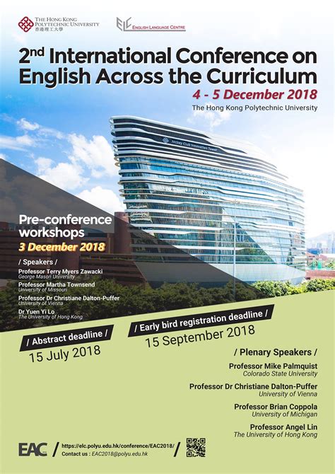The 2nd English Across The Curriculum Conference Will Be Held At The