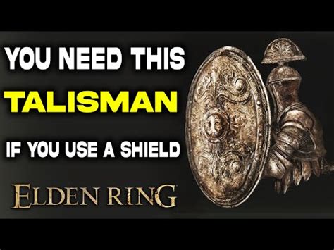 Best Talisman If You Use A Shield In Elden Ring How To Get Greatshield Talisman Location Guide