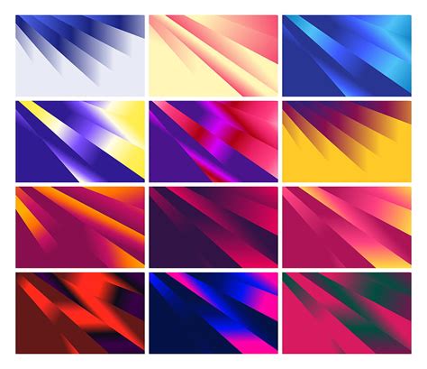 12 유체 색상 모양 구성 배경 벡터 팩 Ai Eps Uidownload