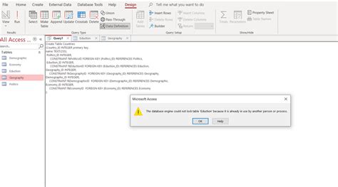 sql - Making a FOREIGN KEY on Access - Stack Overflow