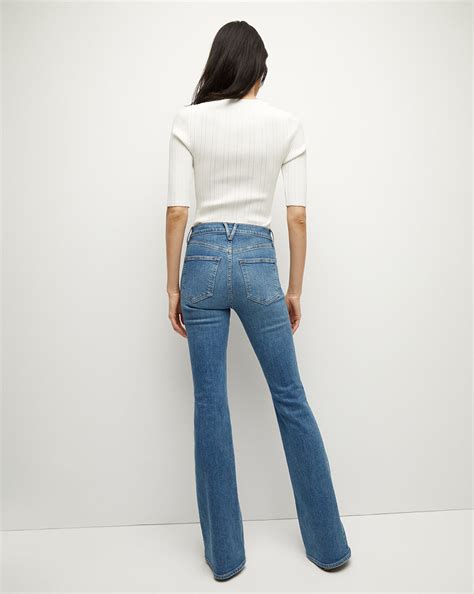 Beverly Skinny Flare Jean In Sedona River Veronica Beard