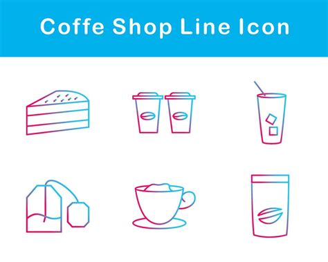 Coffe Shop Vector Icon Set 20653158 Vector Art At Vecteezy
