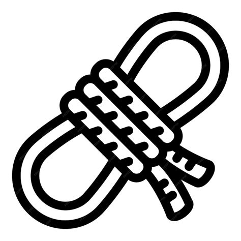 Premium Vector Ship Rope Icon Outline Ship Rope Vector Icon For Web