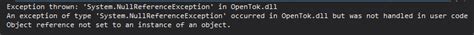 Nullreferenceexception In Createsession · Issue 108 · Opentokopentok