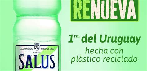 Salus Presenta Renueva La Primer Botella De Material Reciclado El