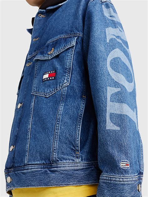 Oversized Denim Trucker Jacket Denim Tommy Hilfiger