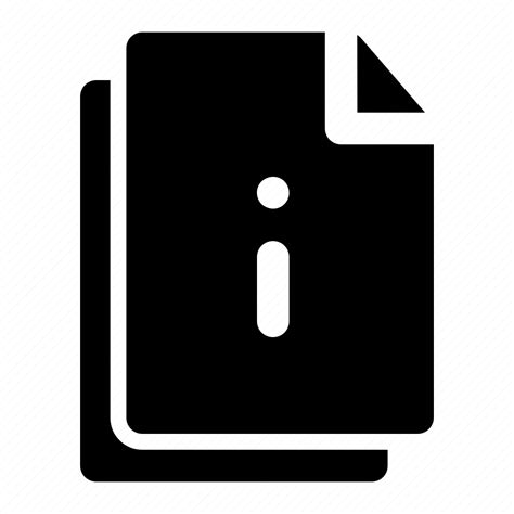 Data Document File Folder Info Icon Download On Iconfinder