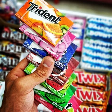 خرید و قیمت آدامس تریدنت آمریکایی اصل بسته 14 عددی طعم های مختلف از