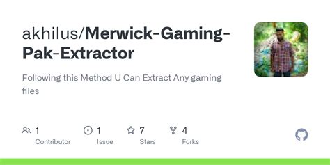 Merwick Gaming Pak Extractor Quickbms At Main Akhilus Merwick Gaming