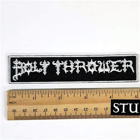 Bolt Thrower 1988 Logo Patch Embroidered Metal Band Patch