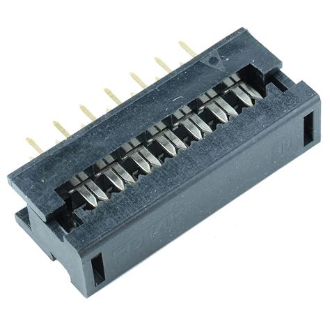 Flat Ribbon Cable Idc Socket Plug Connector 254mm Pitch Ebay Uk