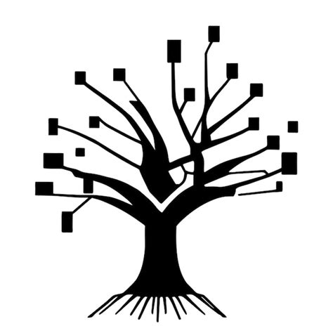 Technology Tree Vector Illustration Premium Ai Generated Vector
