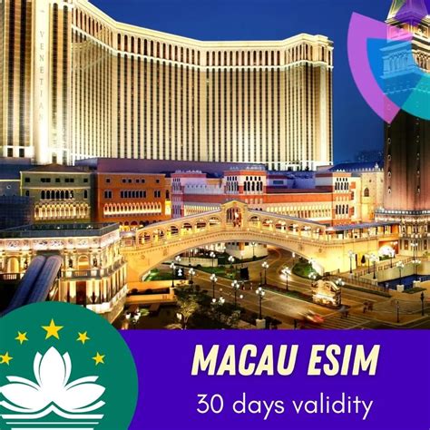 Macau ESIM 30 Days Prepaid Data Plan For Travelers