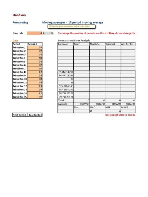 Excel Qm Predicciones Pdf