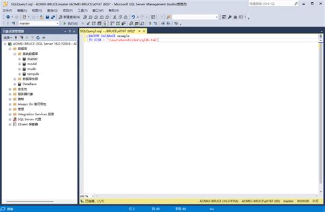 将数据库SQL Server备份到NAS的方法