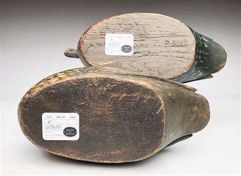 Pair Of Wood Ducks In The Style Of Chief Eugene