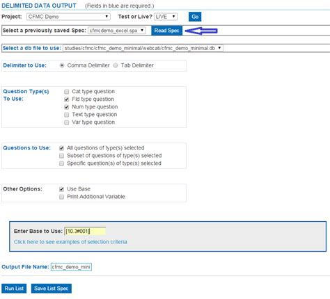 delimited data output enghouse insights powered by survox documentation
