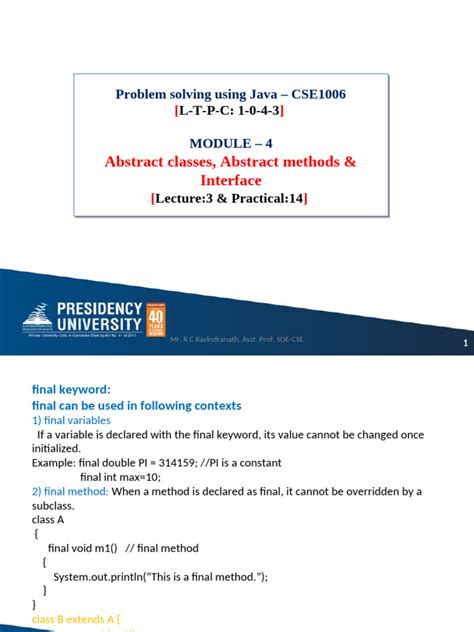 Abstract Classes Abstract Methods And Interface Pdf Class Computer