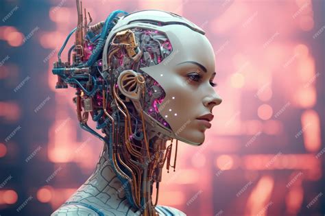 Premium Ai Image Artificial Intelligence Girl Robot Robot With The