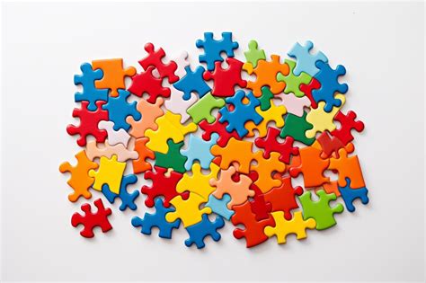 Premium Photo Unlocking The Code Alphabet Puzzle Pieces On A Clean Canvas