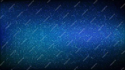 Premium Vector Circuit Board Background Pcb Printed Circuit Texture Blue Circuit Board Pattern