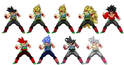 Bardock All Transformation By Allsprite On Newgrounds