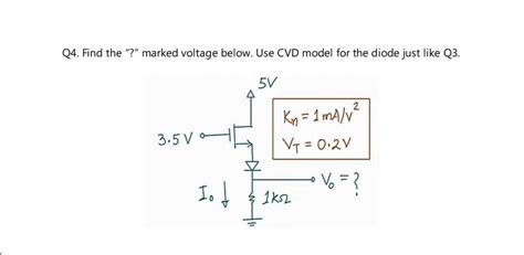answered q4 find the marked voltage below … bartleby