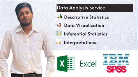 do statistical data analysis using excel and spss with report by