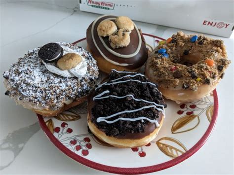 Review Krispy Kreme Oreo And Chips Ahoy Cookie Blast Donuts
