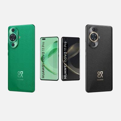 Huawei Nova Pro Black And Green D Model By Rever Art