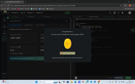 Namratha Gn On Linkedin 160dayschallenge Geeksforgeeks Dsa