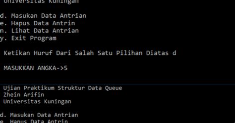 Laporan Struktur Data Program Queue Bahasa C Modul 9 Struktur Data