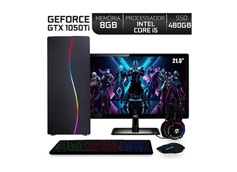 Pc Gamer Intel Core I Ram Gb Nvidia Geforce Gtx Ti Gb Ssd Gb Monitor Full Hd