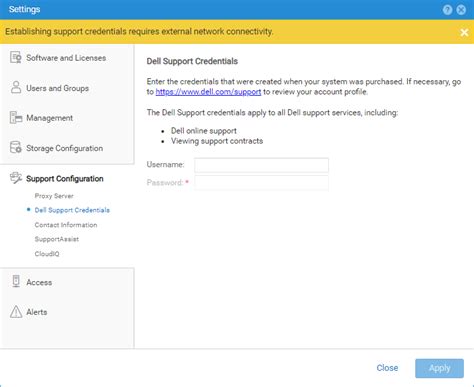 Dell Unity Support Contract Not Visible In Unisphere User Correctable Dell Guam