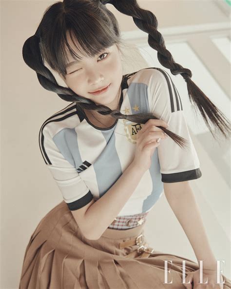 르세라핌 홍은채 드디어 첫 단독 화보 상큼美 넘침