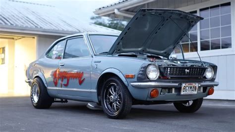 Toyota Corolla With A Turbo 12a Two Rotor Engine Swap Depot