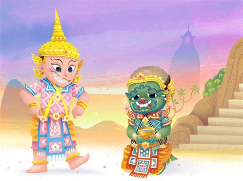 Ink Brothers สมุดวาดโขน นนทก Illustrated By Ink Brothers มาจะกล่าวบทไป ถึงนนทกน้ำใจกล้าหาญ