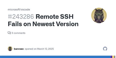 Remote Ssh Fails On Newest Version · Issue 243286 · Microsoftvscode · Github