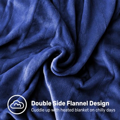Flannel Plush Electric Heated Throw Blanket 62x84 Frys Food Stores