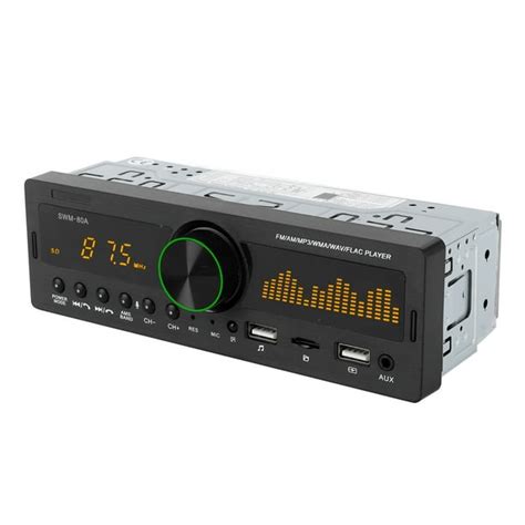 Reproductor De Audio Para Automóvil Reproductor Mp3 Bluetooth 1 Din