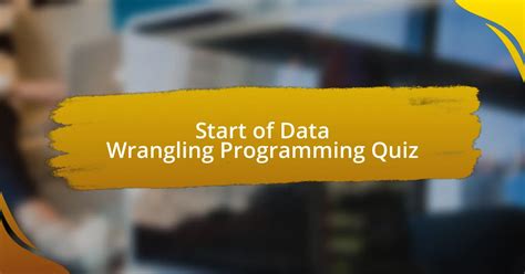 Data Wrangling Programming Quiz Saltedandhung Sg