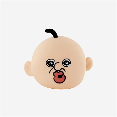 빵빵이 맞는 무드등 Toys And Goods Kream