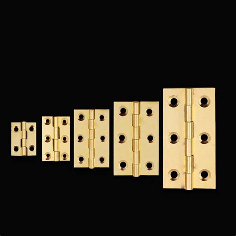 10pcslot Mini Brass Furniture Hinges 1 3 Cabine Vicedeal