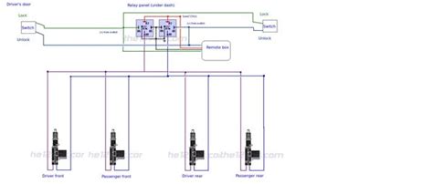 Door Lock Relay Wiring