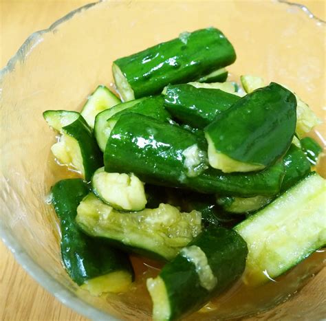 優しい味簡単＊たたきキュウリの甘酢漬け By Rarararako 【クックパッド】 簡単おいしいみんなのレシピが357万品